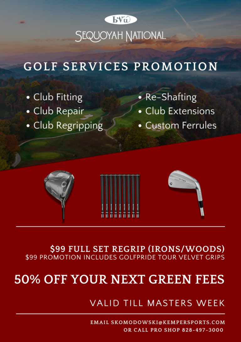 Golf Services & Rentals - Sequoyah National Golf Club