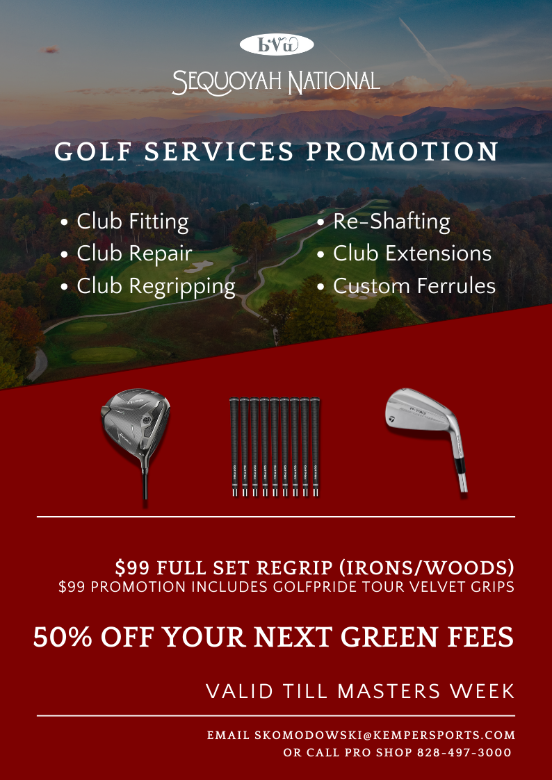Golf Services & Rentals - Sequoyah National Golf Club